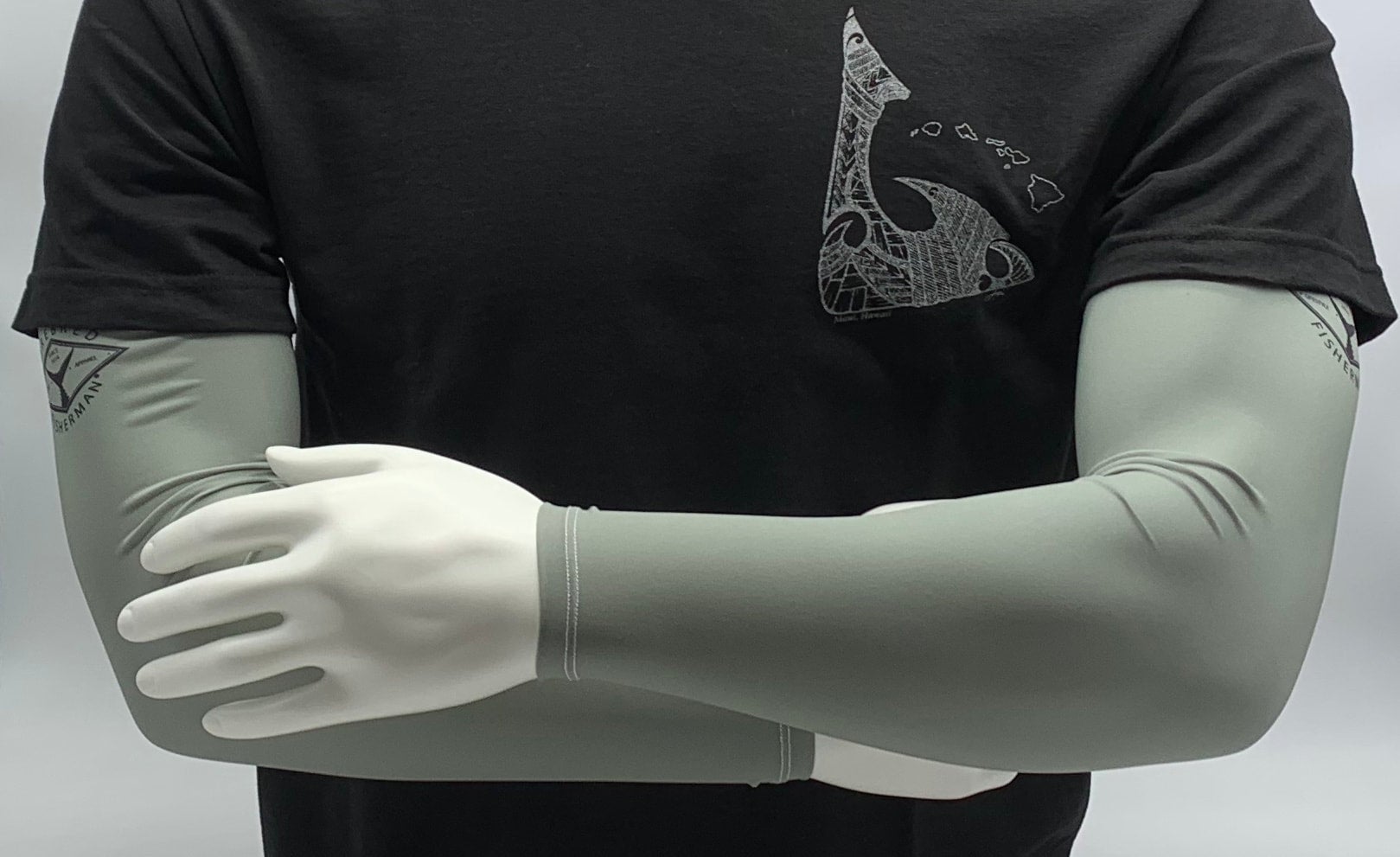 UV Arm Sleeves Grey | PUREBRED FISHERMAN®